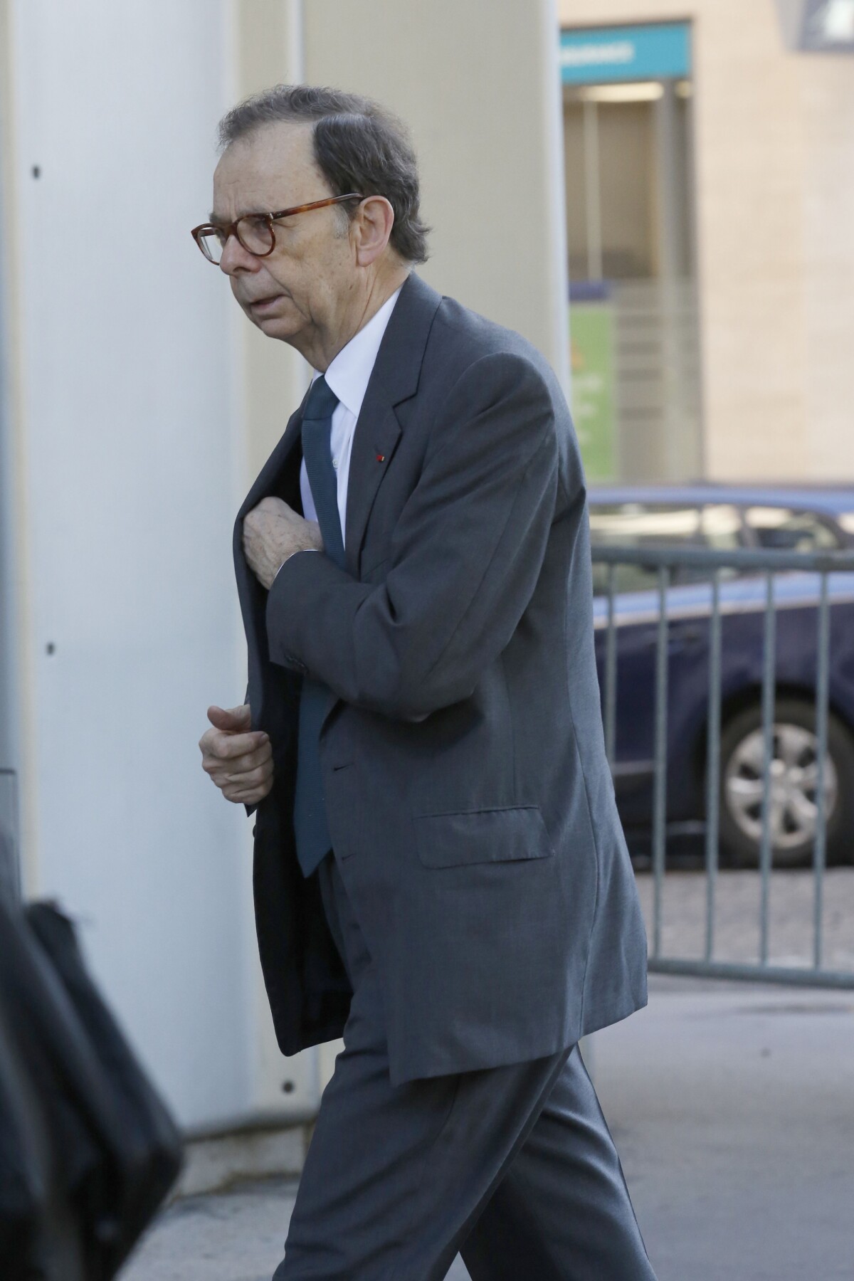 Photo : Louis Schweitzer lors de la cérémonie en hommage à Michel ...