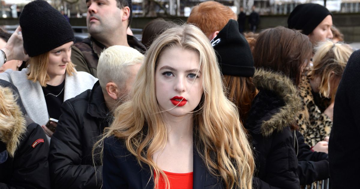 Anaïs Gallagher à Londres, le 21 février 2016. - Purepeople