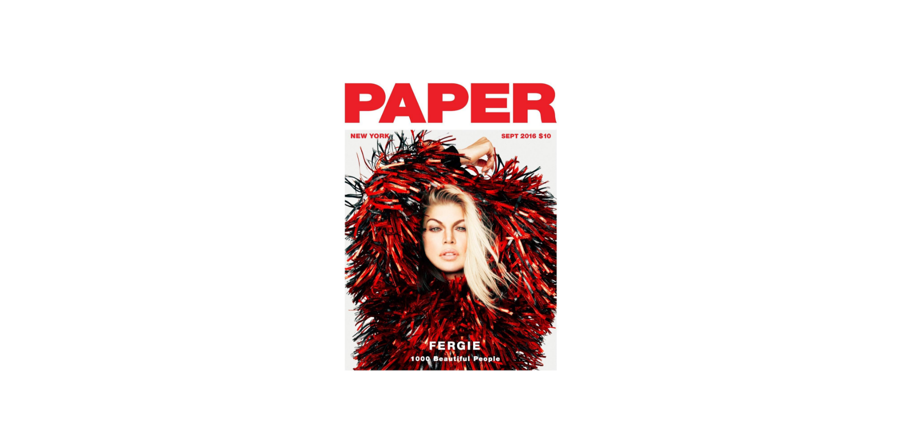 Fergie topless en une du magazine Paper : MILF torride pour son grand ...