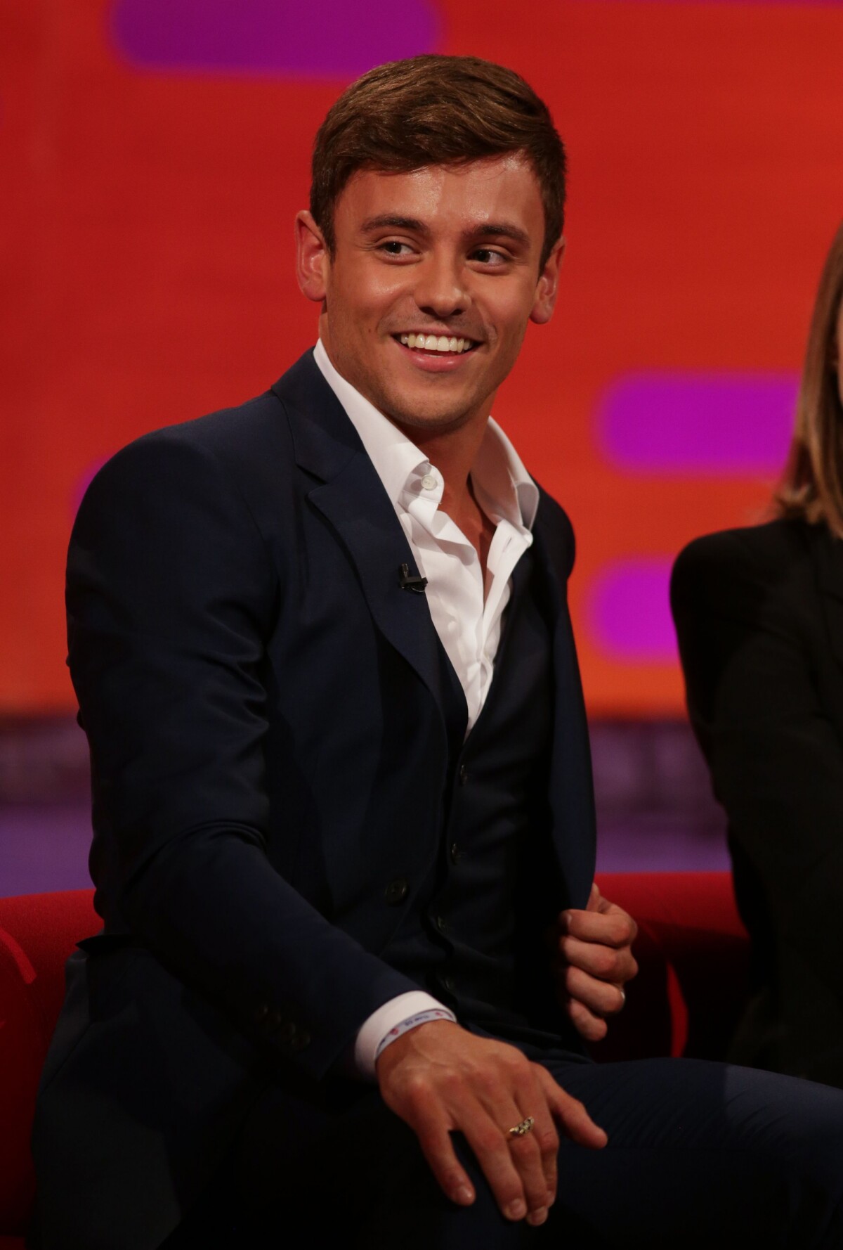Photo : Tom Daley - Graham Norton Show le 19 mai 2016 - Purepeople