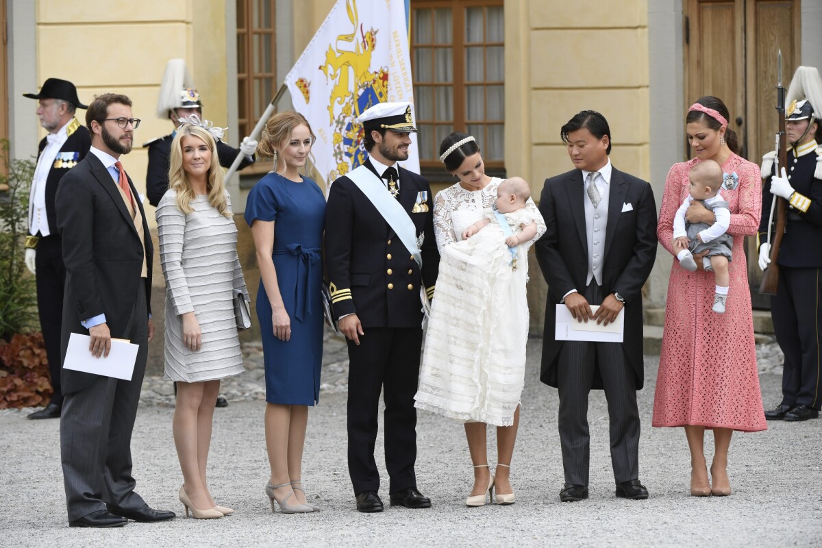 Photo : Victor Magnuson, Cajsa Larsson, Lina Frejd, le prince Carl ...