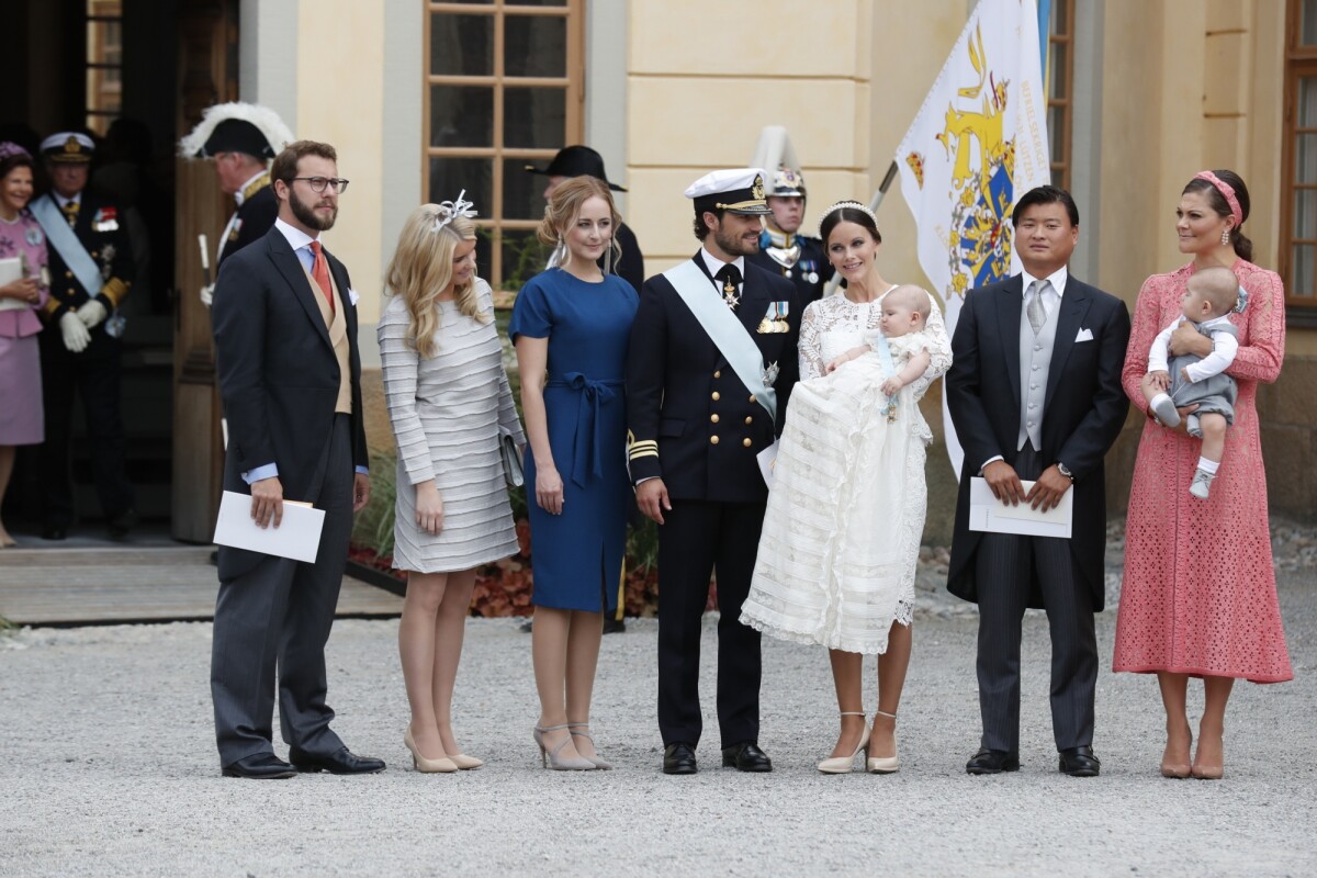Photo : Le parrain et la marraine, Victor Magnuson et Cajsa Larsson, la ...
