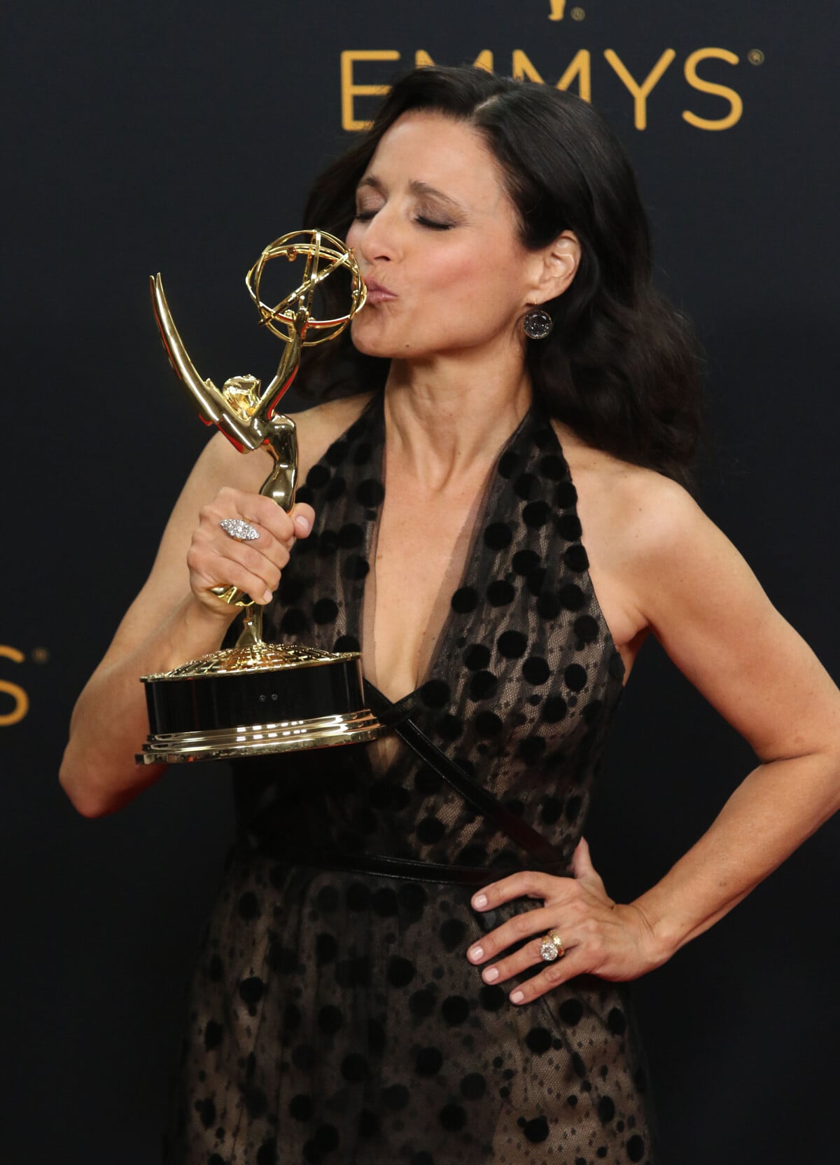 Photo : Julia Louis-Dreyfus - Pressroom de la 68ème cérémonie des Emmy ...