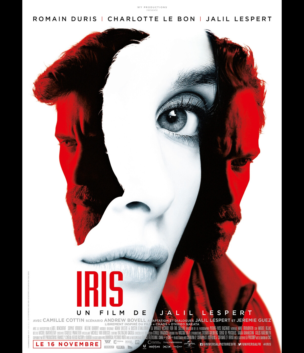 Photo : Affiche du film Iris, en salles le 16 novembre - Purepeople