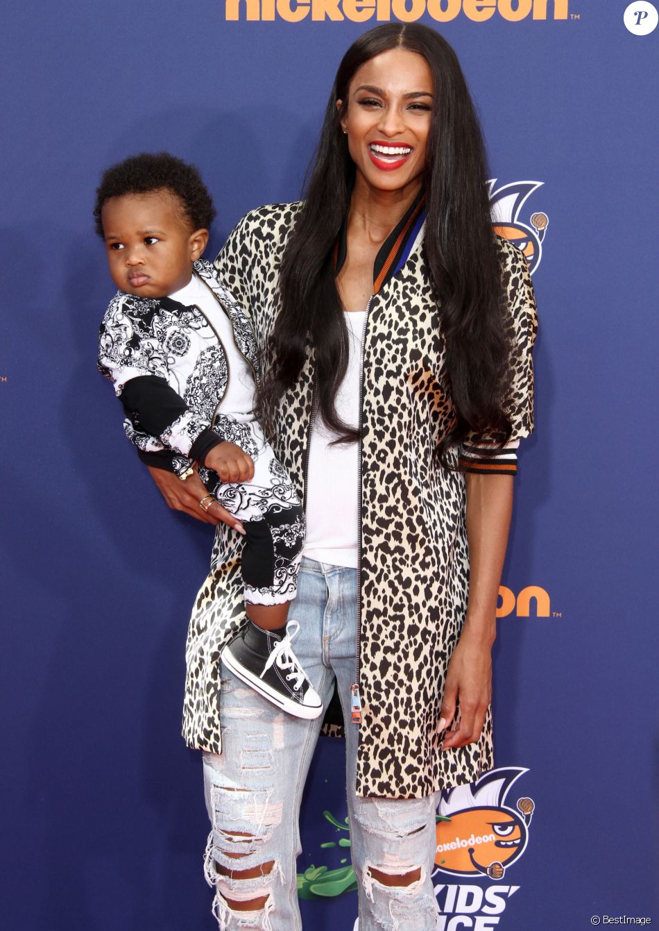 Ciara et son fils Future Zahir Wilburn au Nickelodeon Kid's Choice ...