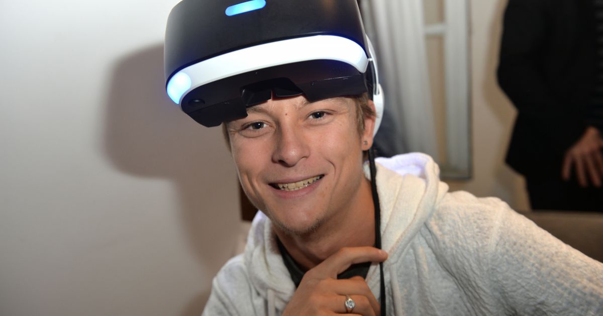 Rod Paradot lors de la soirée Experience PlayStation VR à Paris, France ...