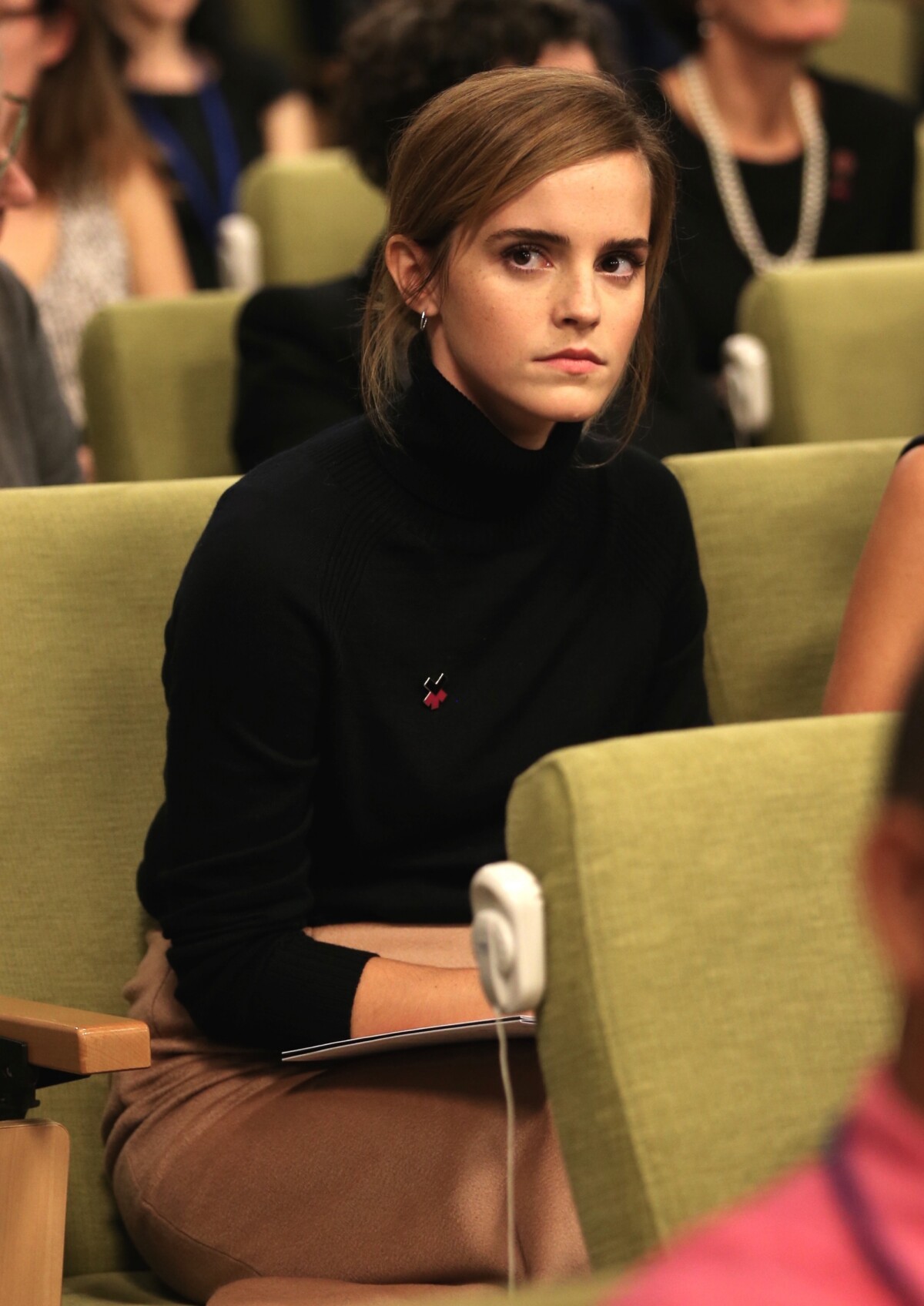 Photo : Emma Watson participe au lancement de l'initiative HeForShe ...