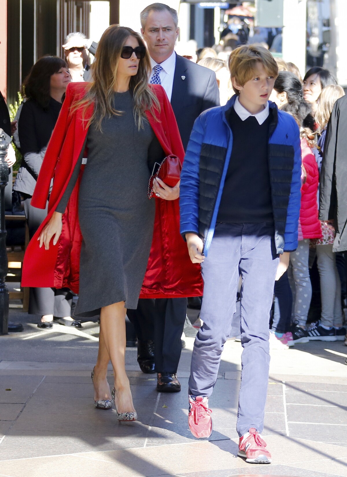 Photo : Exclusif - Melania Trump et son fils Barron Trump à New York ...