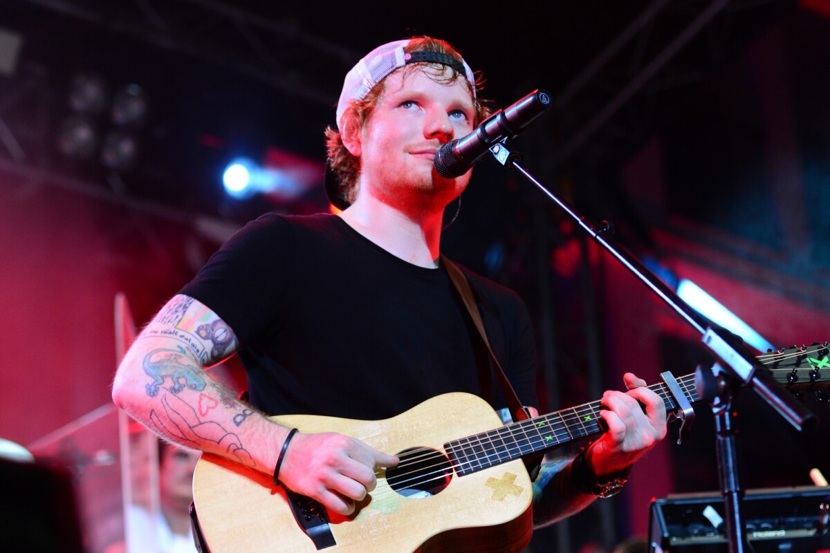 Photo : Ed Sheeran participe au Ibiza Rocks à Ibiza, le 29 juillet 2015 ...