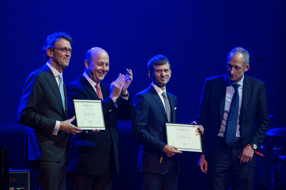 Photo : Philip Scheltens, Docteur Olivier de Ladoucette et Nikas ...