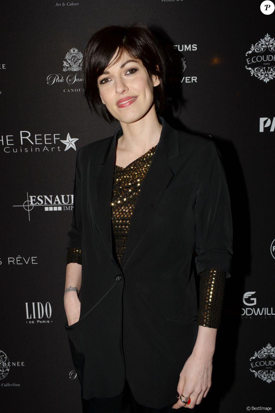 Jennifer Ayache - Photocall de la 11ème cérémonie des Globes de Cristal ...