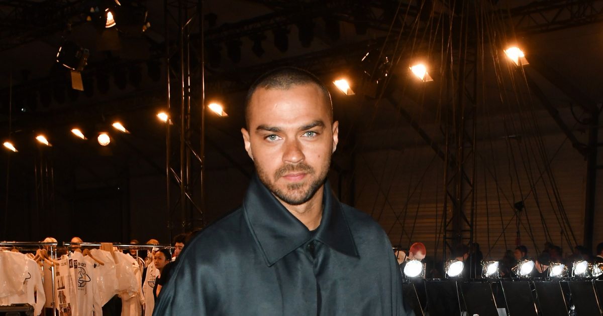Jesse Williams attending the Kenzo Menswear Fall/Winter 2017-2018 show ...