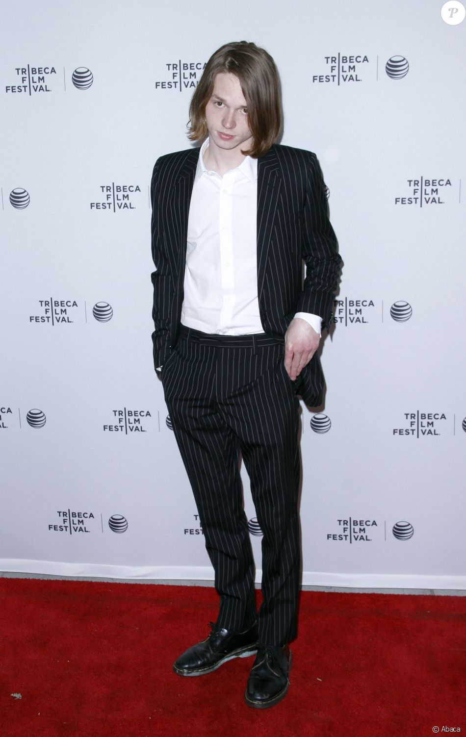 Jack Kilmer pose au TriBeCa Film Festival, SVA Theater, New York, le 24 ...
