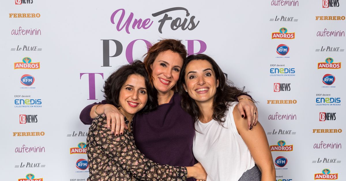Nadia Roz, Noemie de Lattre et Isabelle Vitari lors de la soirée Une ...