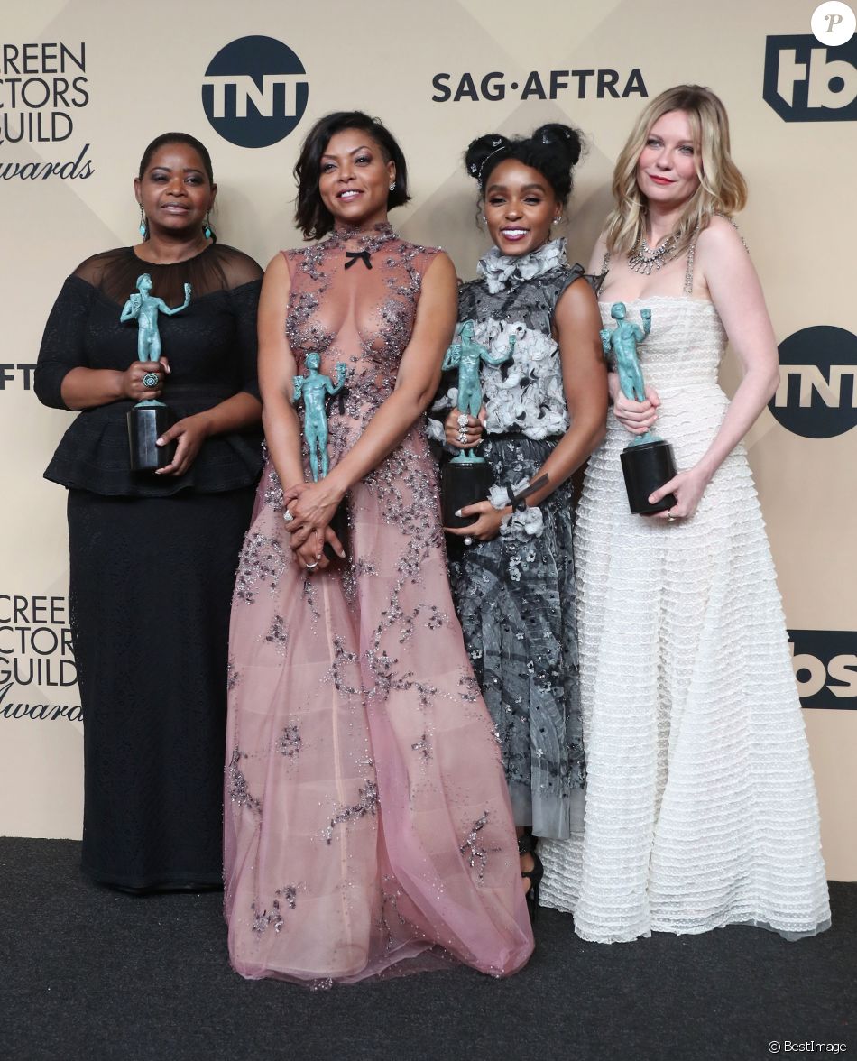 Octavia Spencer, Taraji P Henson, Janelle Monae, Kirsten Dunst en press ...