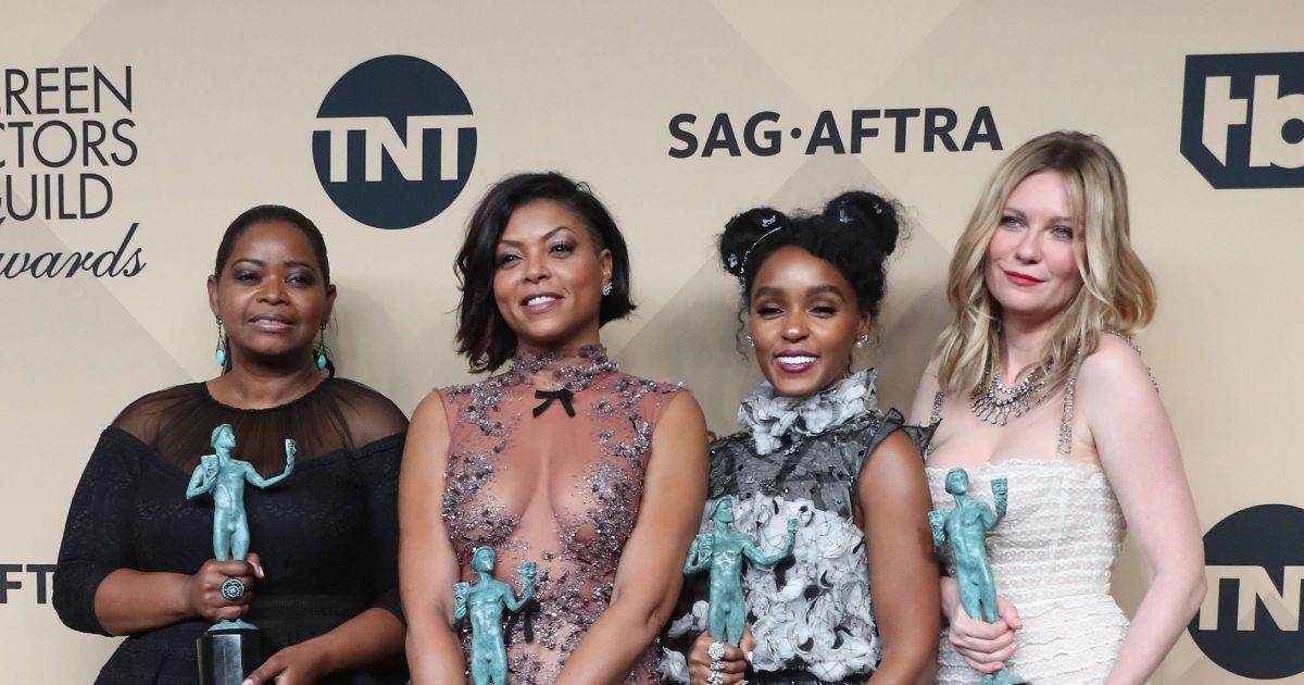 Octavia Spencer, Taraji P Henson, Janelle Monae, Kirsten Dunst en press ...