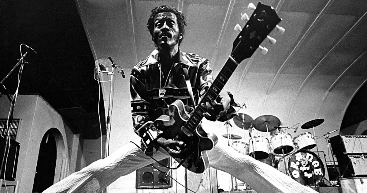 Chuck Berry en concert à Saint Louis le 16 octobre 1986 - Purepeople
