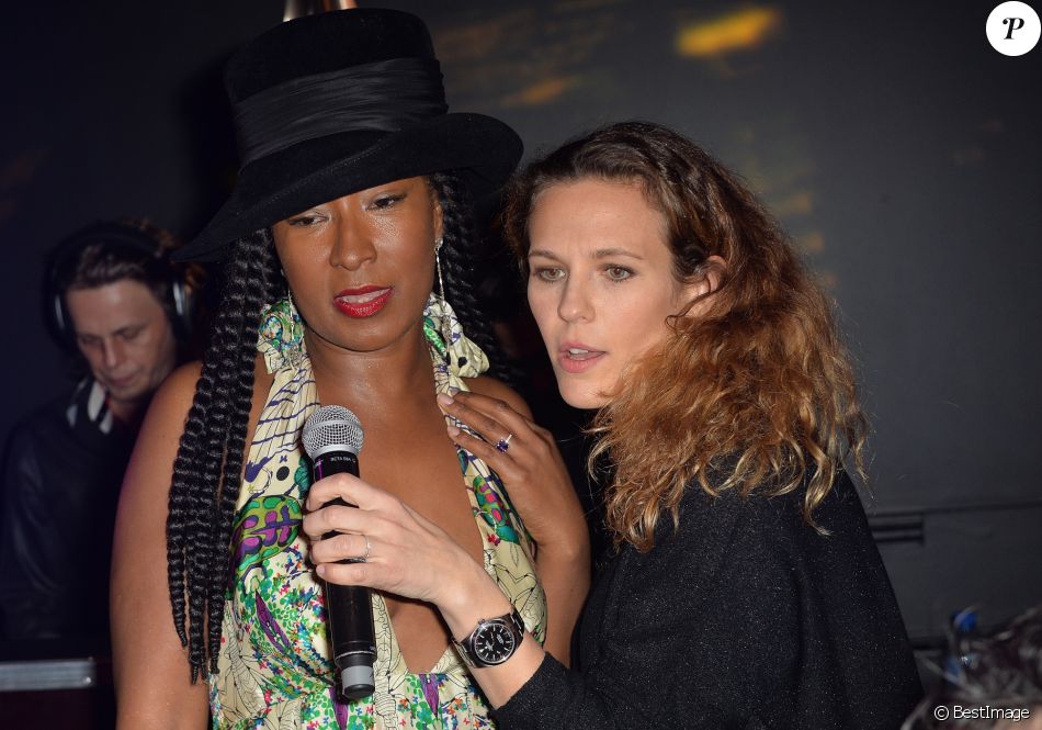 Semi-Exclusif - Lorie (Laure Pester) et Nadège Beausson-Diagne à la ...
