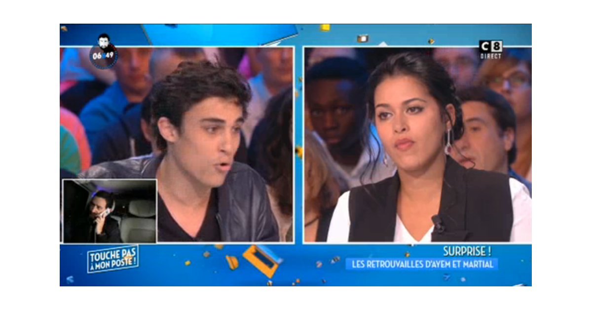 Ayem Nour face à Martial Bétirac dans Touche pas à mon poste, le jeudi ...
