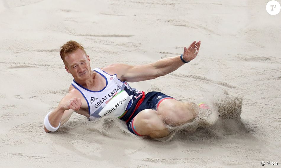 Greg Rutherford lors des Jeux olympiques de Rio de Janeiro en août 2016 ...