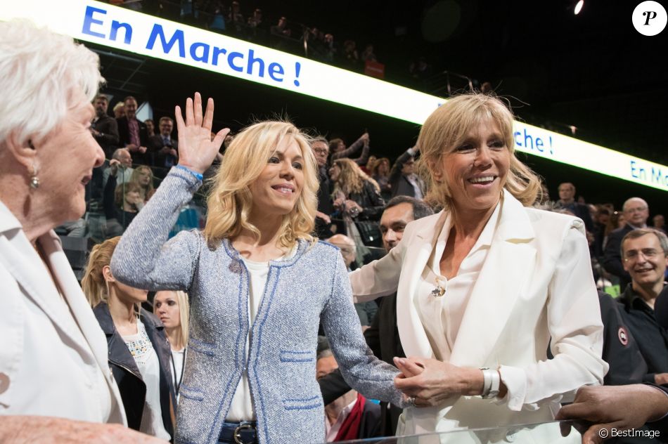 Brigitte Macron et ses filles Laurence Auzière Jourdan et Tiphaine ...