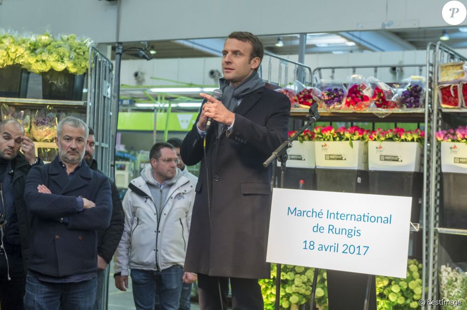Emmanuel Macron, candidat d'En Marche! à l'élection présidentielle ...