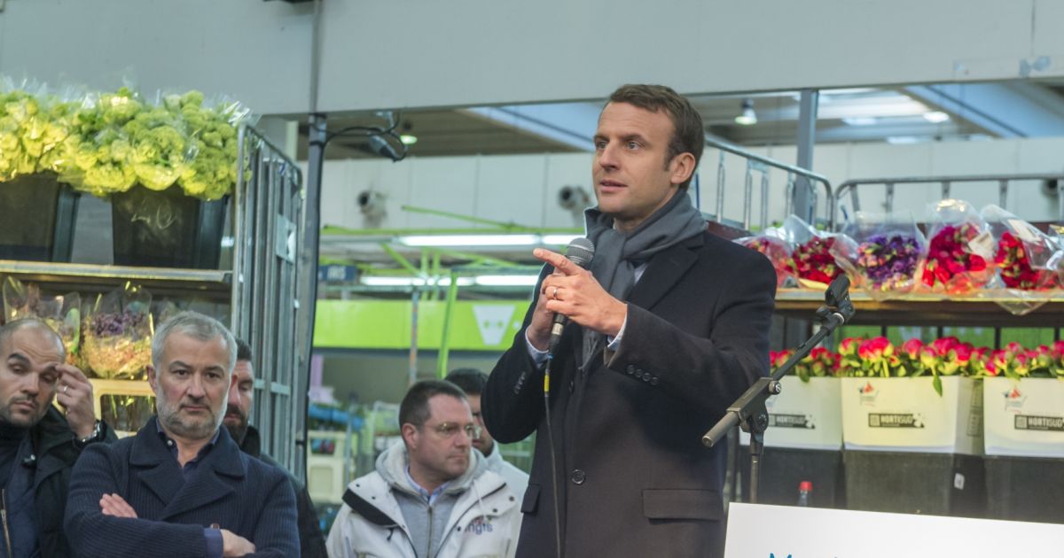 Emmanuel Macron, candidat d'En Marche! à l'élection présidentielle ...