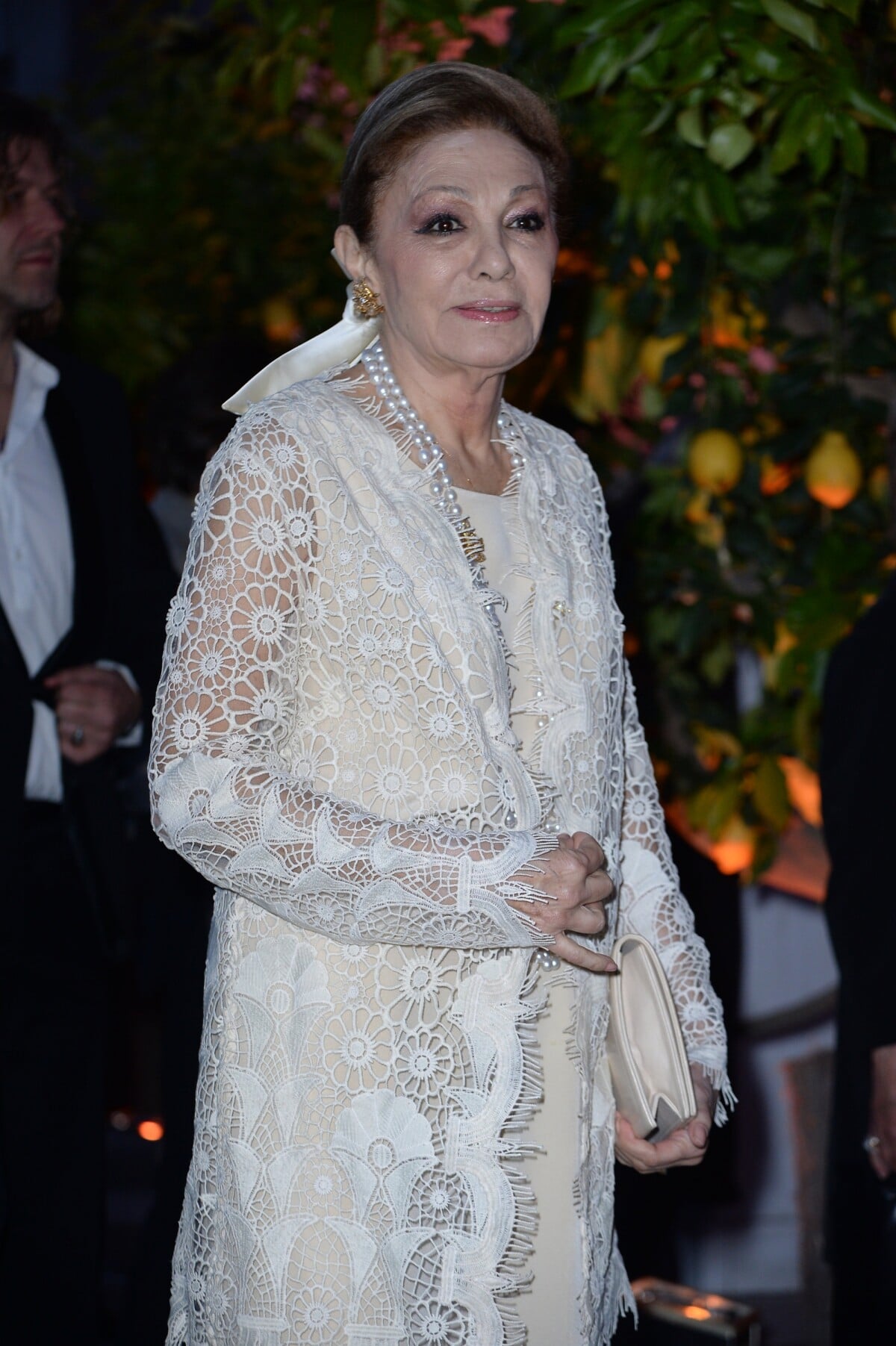 Photo : L'impératrice Farah Pahlavi d'Iran (Farah Diba) - Dîner de la ...
