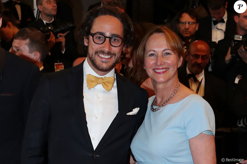 Ségolène Royal et son fils Thomas Hollande - Montée des marches du film ...