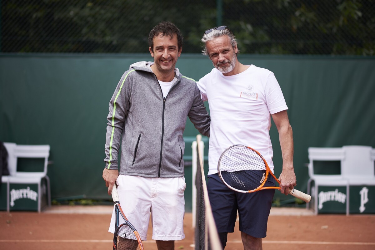 Photo : Cyrille Eldin et david Brécourt lors de la deuxième journée du ...