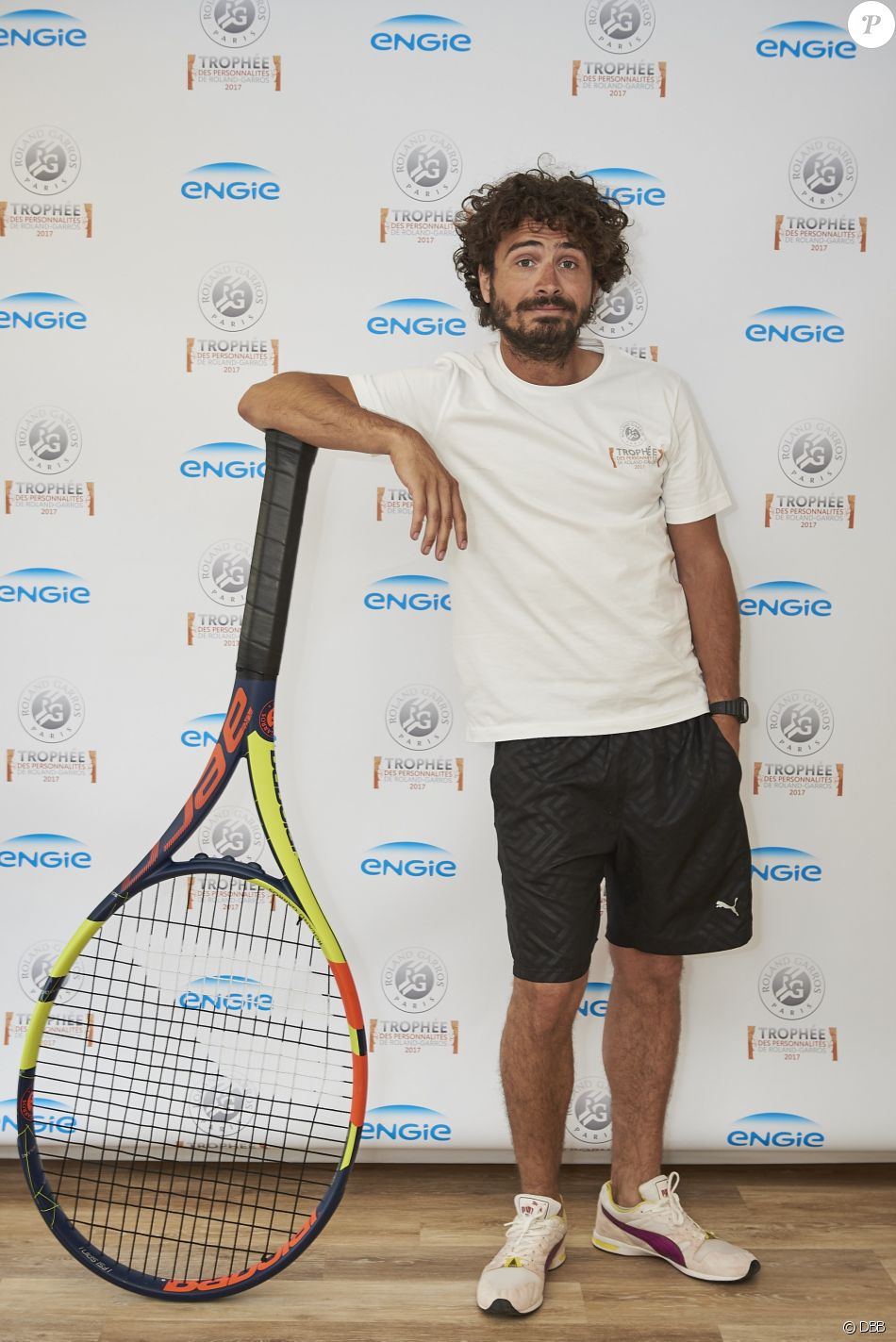 Maxime Musqua lors de la deuxième journée du Trophée des Personnalités ...