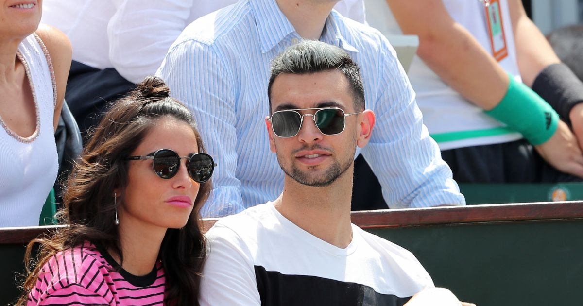 Javier Pastore et sa compagne Chiara Picone assistent à la finale ...