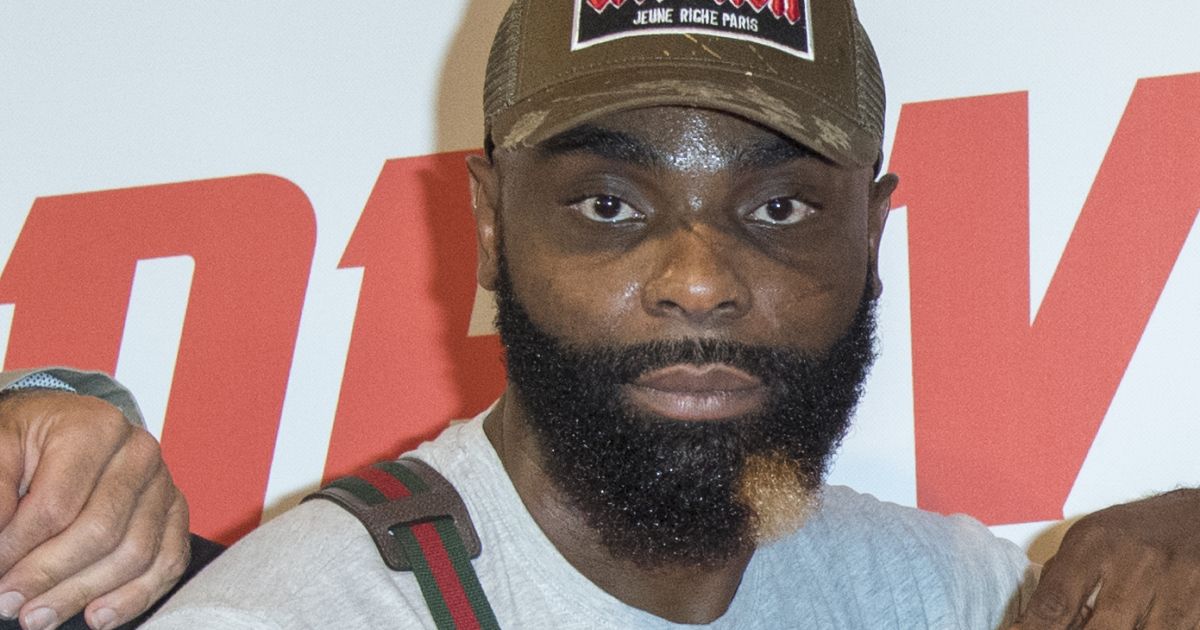 Le rappeur Kaaris - Avant-première du film Overdrive au cinéma Gaumont ...