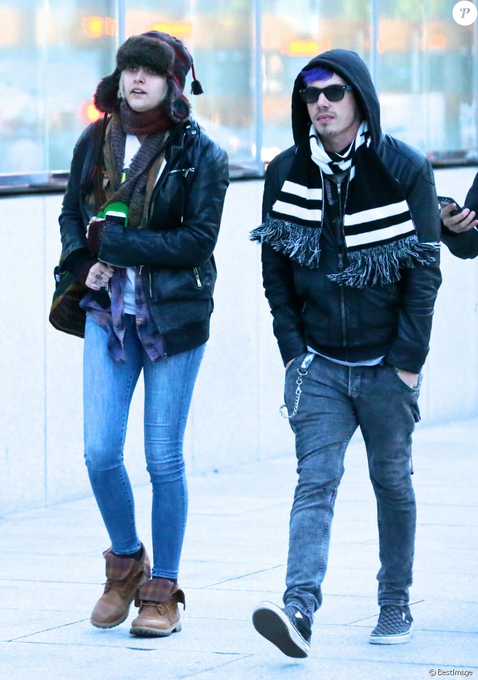 Exclusif - Paris Jackson et son compagnon Michael Snoddy à la sortie ...