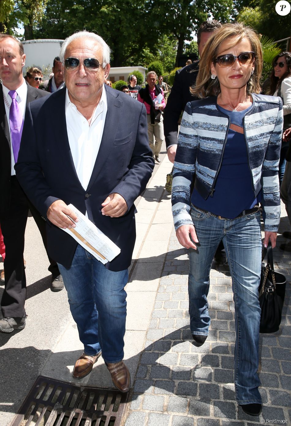 Dominique Strauss Kahn et sa compagne Myriam L'Aouffir aux ...
