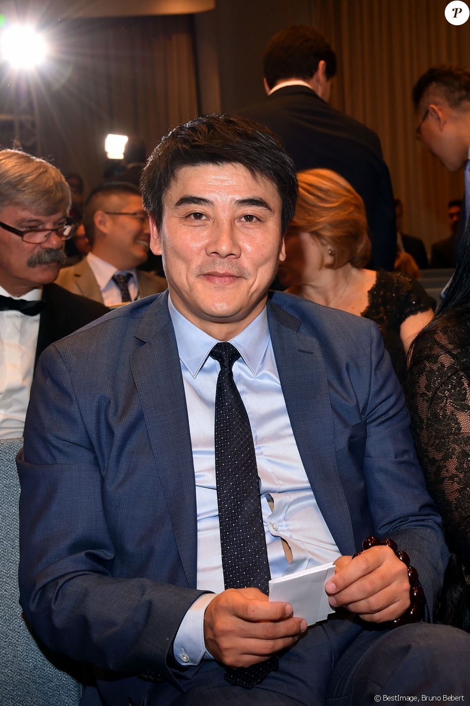 Li Ming lors de la 15e édition du Golden Foot Hublot Award, remis à ...