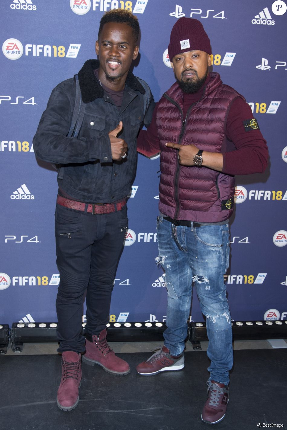 Black M (Black Mesrimes) et le rappeur Alonzo - Lancement du jeu vidéo ...