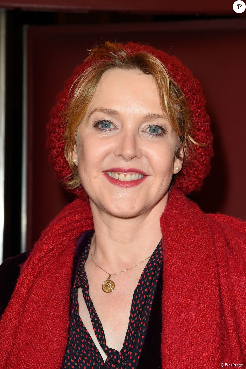 Agnès Soral lors de la générale de la pièce Les fantômes de la rue ...