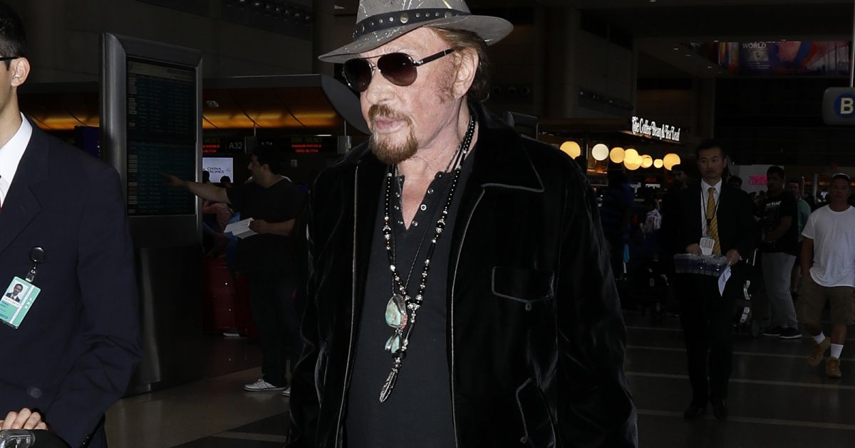Johnny Hallyday à Los Angeles le 29 mai 2017. - Purepeople