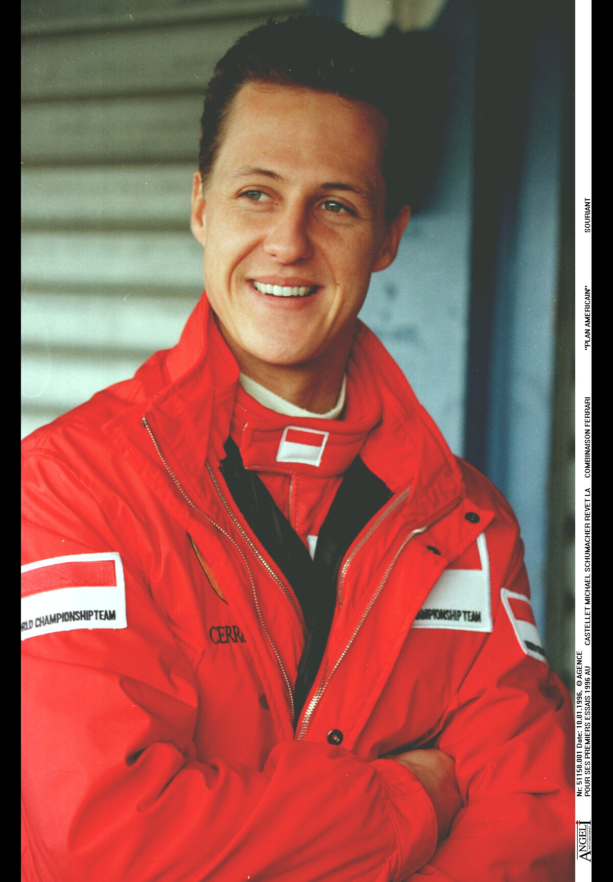 Photo : Michael Schumareur en janvier 1996. - Purepeople