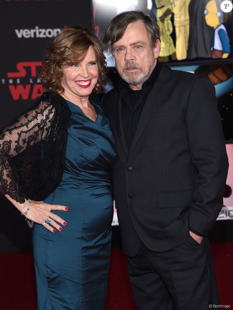 Marilou Hamill et son mari Mark Hamill - Première de 'Star Wars: The ...