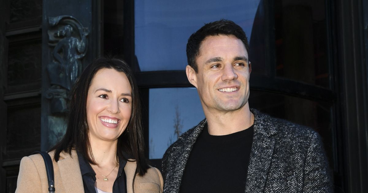 Dan Carter et sa femme Honor au défilé Cerruti Hommes Automne-Hiver ...
