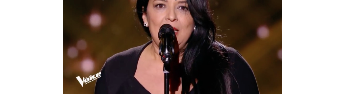 Photo : Assia dans "The Voice 7" sur TF1 le 10 mars 2018. - Purepeople