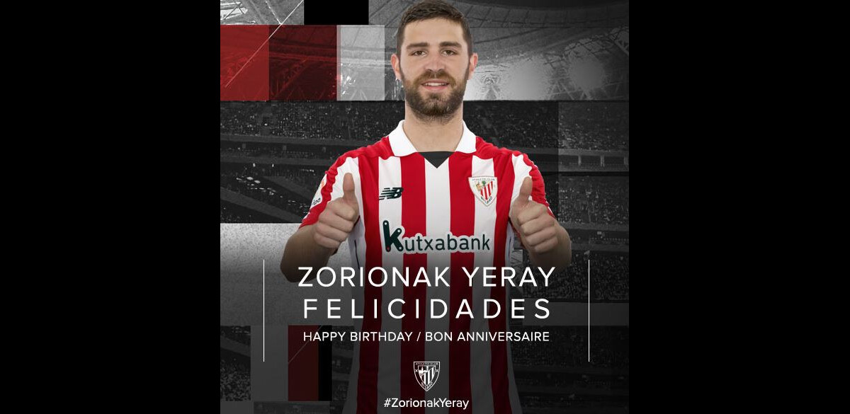 Photo : Yeray Alvarez célébré par son club de l'Athletic Bilbao à l ...