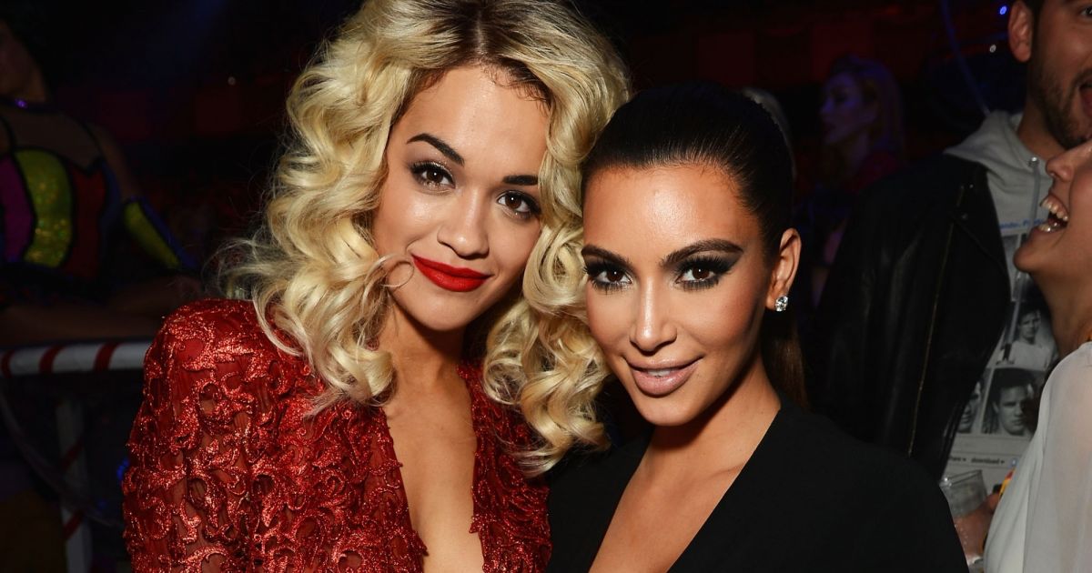 Rita Ora et Kim Kardashian aux MTV Europe Music Awards à Francfort, le ... Rita Ora et Kim Kardashian aux MTV Europe Music Awards à Francfort, le ...