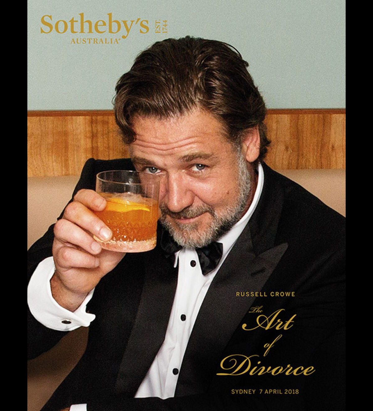 Photo : Russell Crowe: The Art of Divorce, une vente aux enchères ...