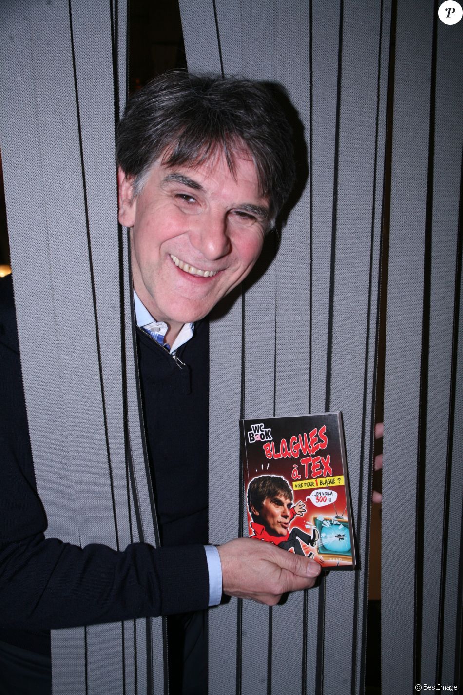 Tex présente son livre Blagues à Tex à l'hôtel Mercure de la gare de ...