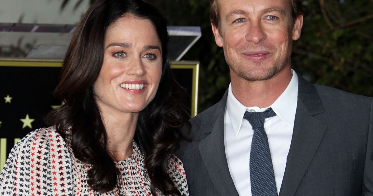 Robin Tunney, Simon Baker - Simon Baker recoit son etoile sur le Walk ...