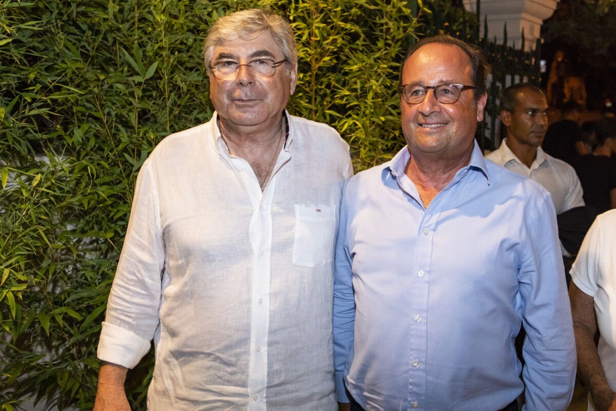 Photo : Exclusif - François Hollande, Roland Bruno (Maire de Ramatuelle ...