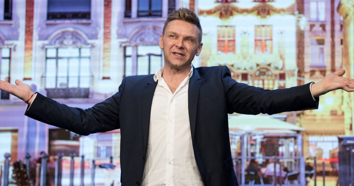 L'humoriste Jeanfi Janssens (Jean-Philippe Janssens) lors du gala de la ...